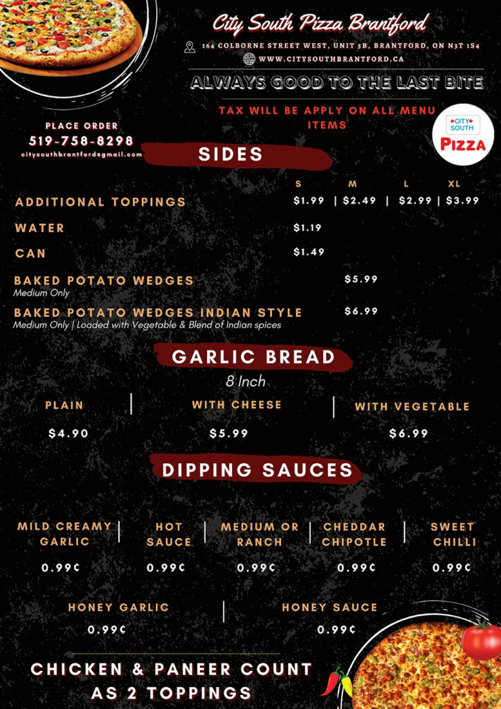 City South Brantford Pizza – City South Pizza